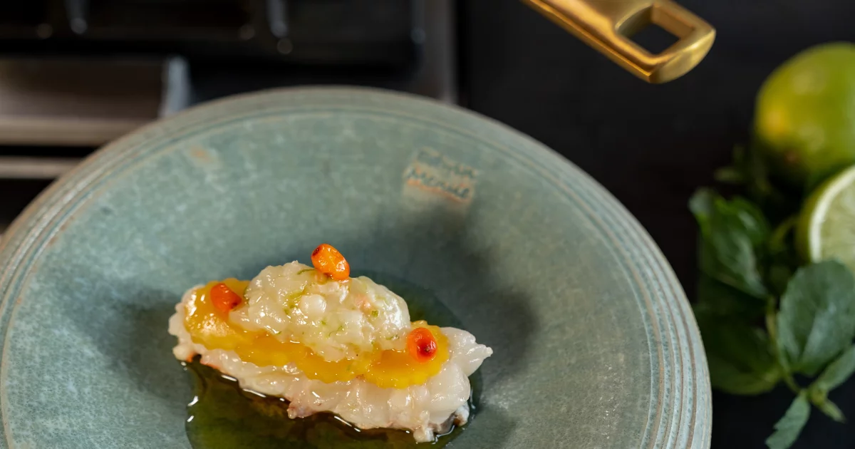 Langoustines met duindoornbes - Recepten - njam!