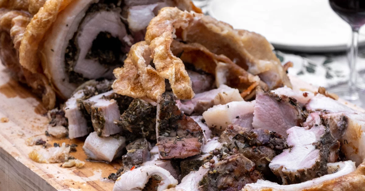 Spitroasted porchetta - Recepten - njam!