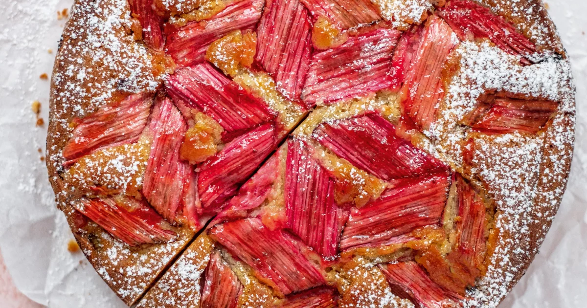 Rabarbercake - Recepten - njam!