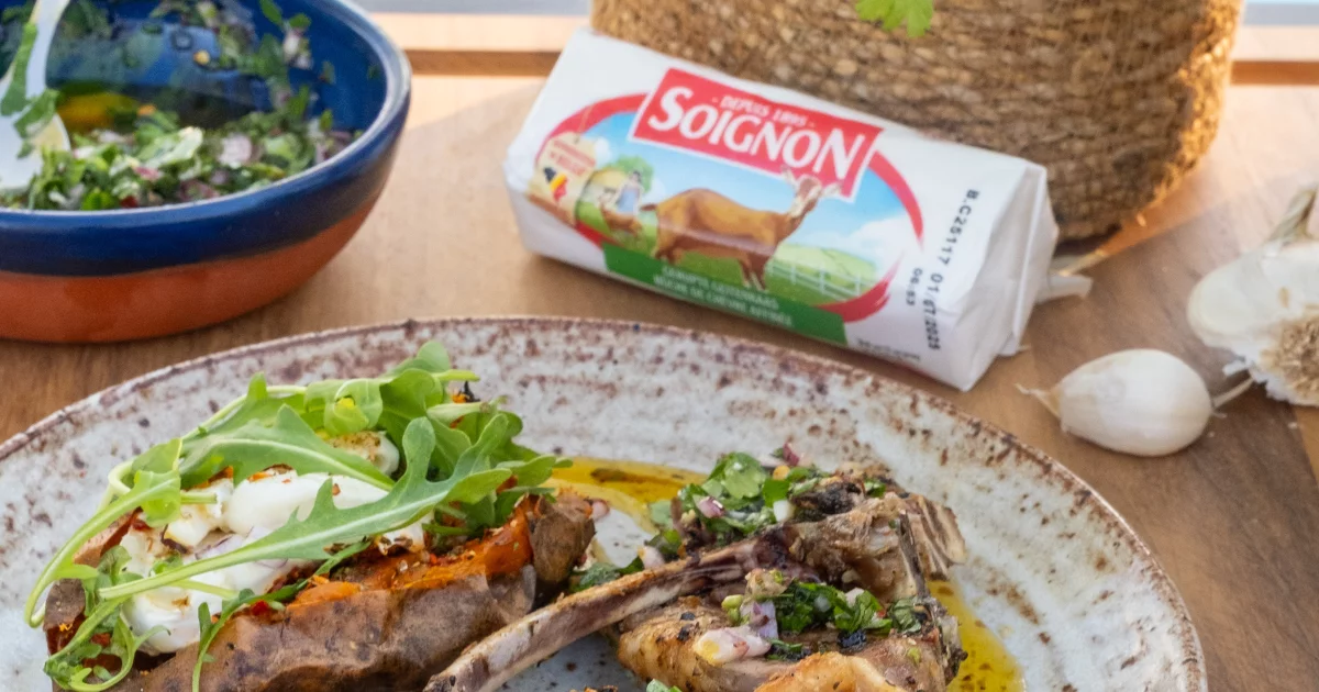 Lamskoteletjes op de BBQ met zoete aardappel - Recepten - njam!