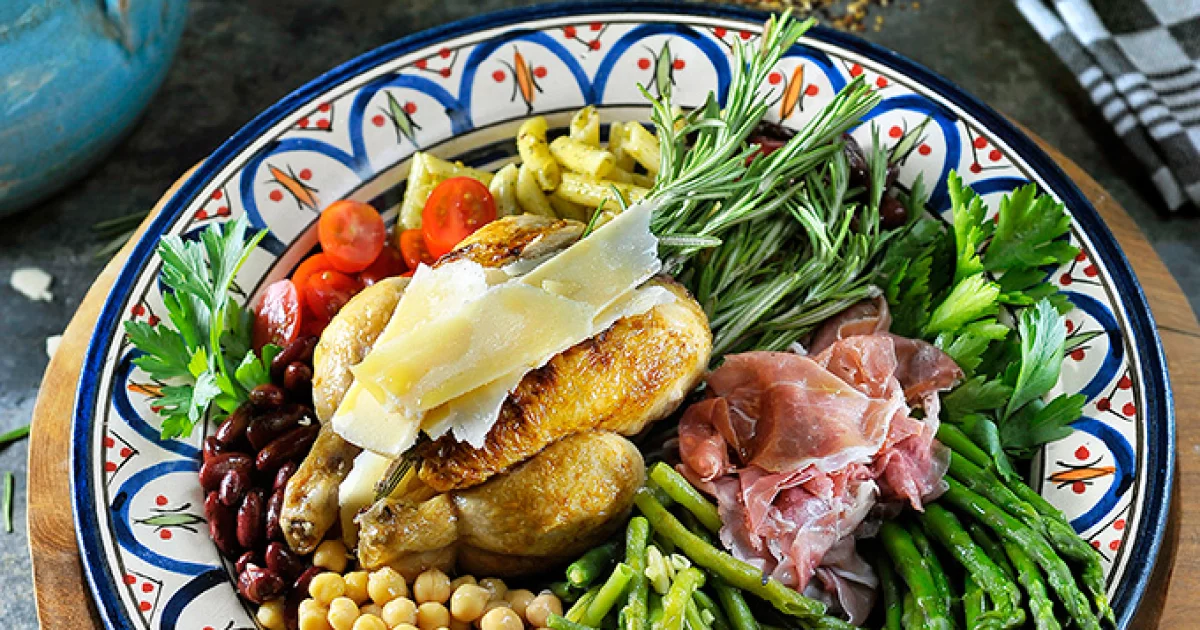 Halve haantjes op de BBQ met een Abruzzi-salade - Recepten - njam!