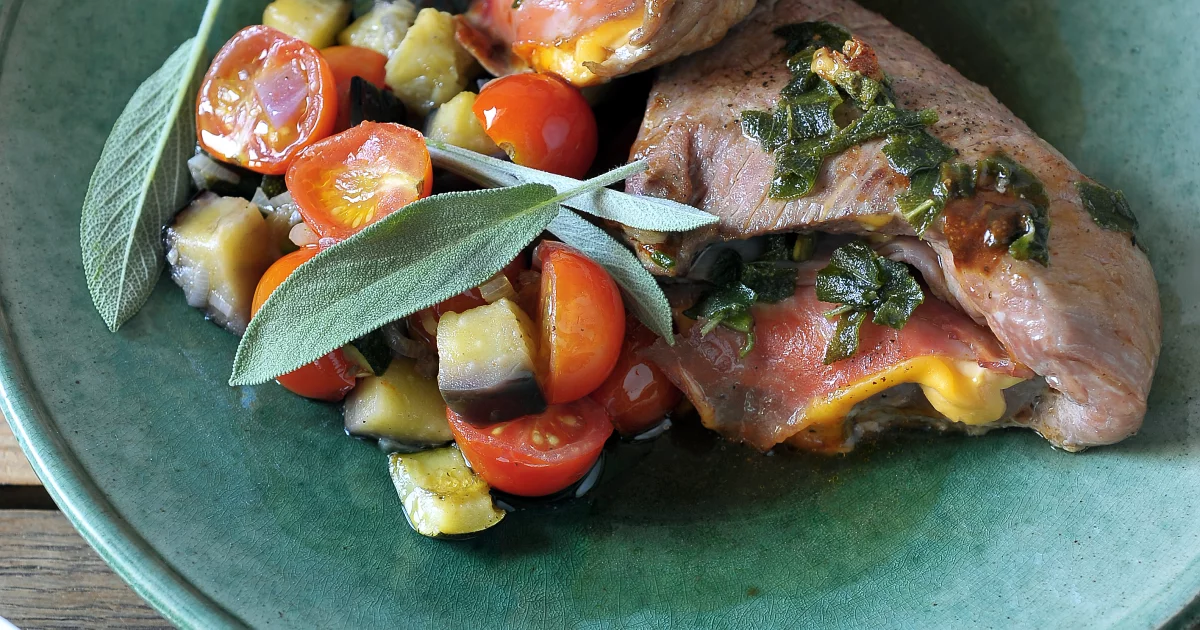 Kalfslapje met mozzarella en parmaham - Recepten - njam!
