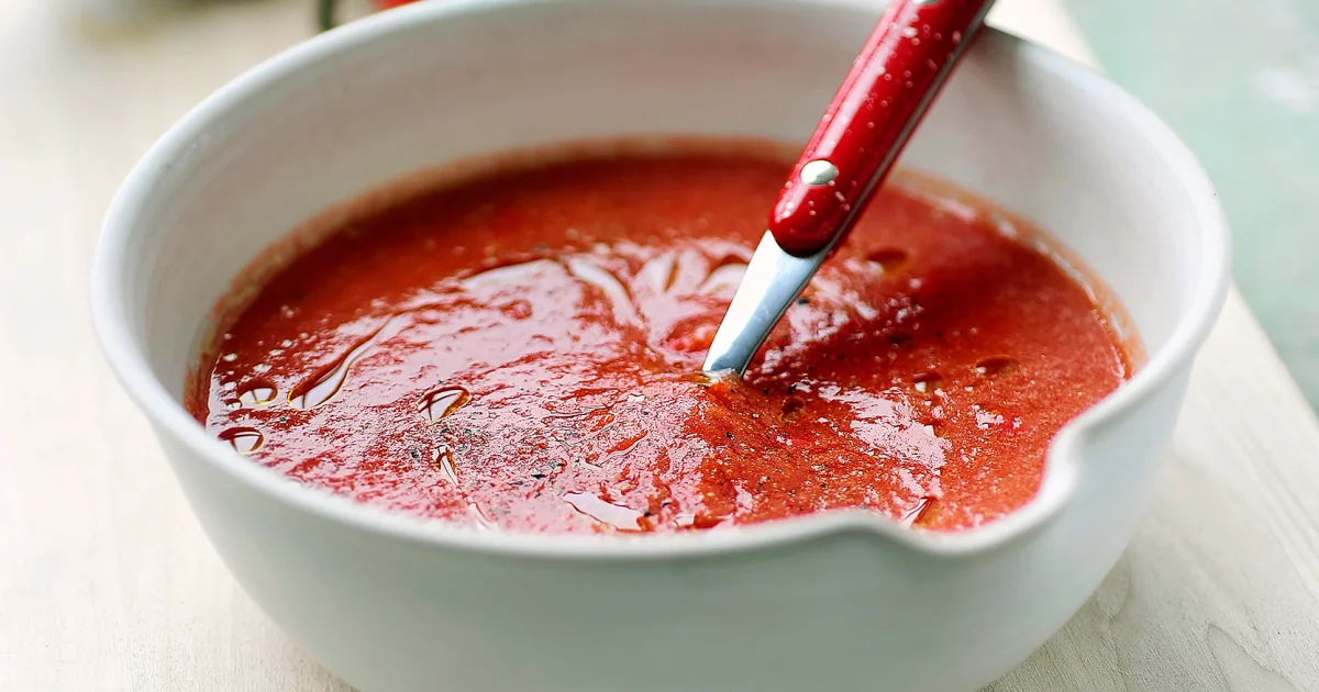 Gazpacho van tomaat en watermeloen - Recepten - njam!