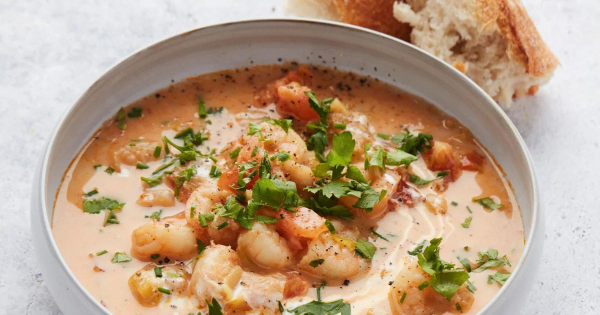 Bisque met scampi’s - Recepten - njam!